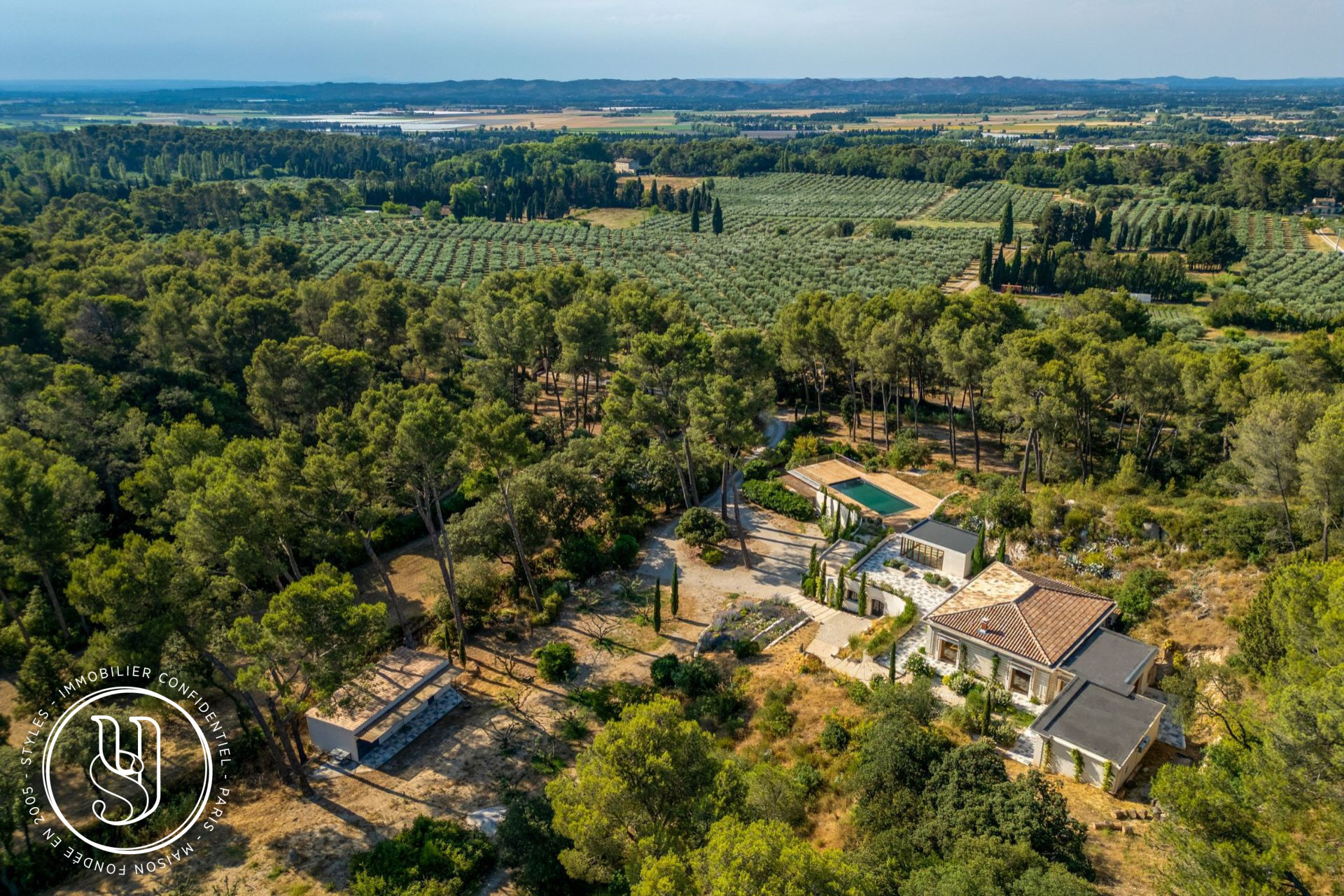 Saint-Rémy-de-Provence - Mid-Century Modern et vues panoramiques